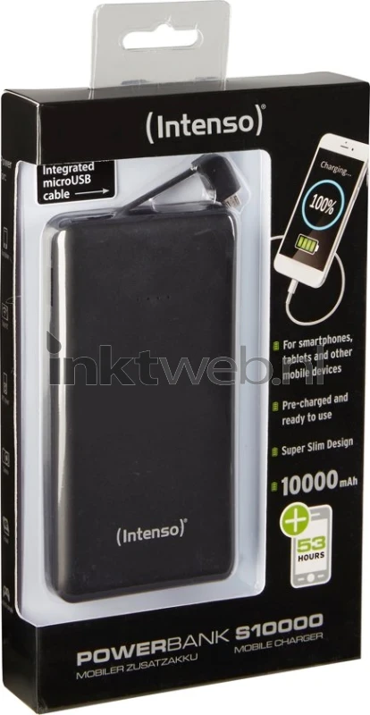 Intenso Powerbank SLIM S10000 | Voordelig bij Inktweb.nl
