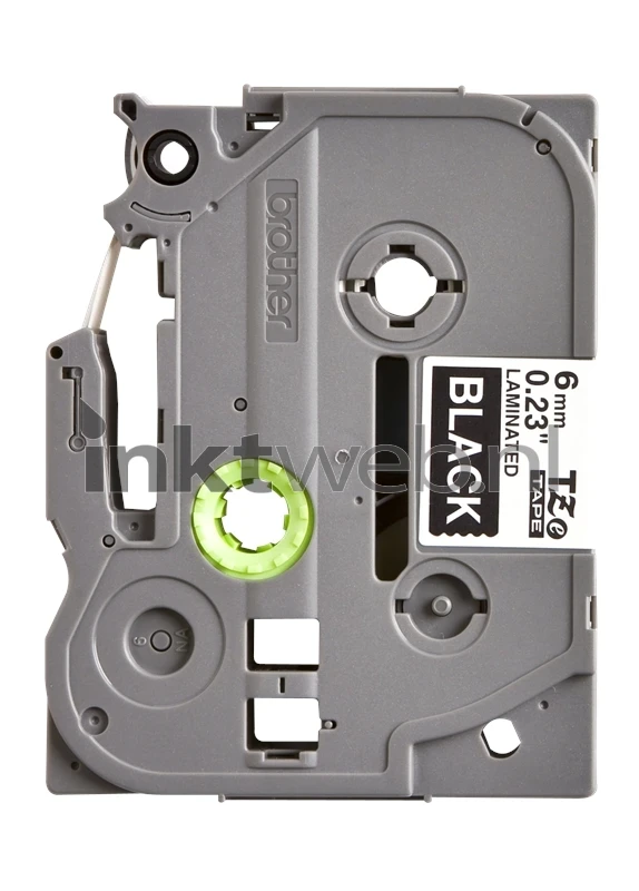 Brother TZE-315 wit op zwart breedte 6 mm (Origineel)